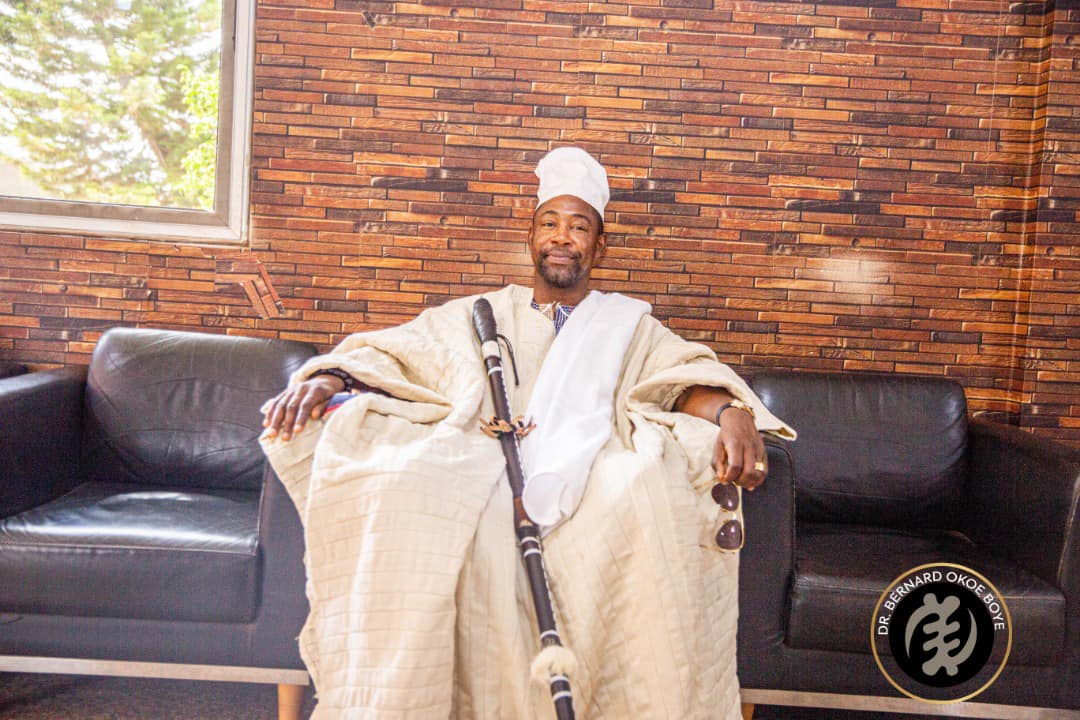 Dr Okoe-Boye installed chief - Adomonline.com