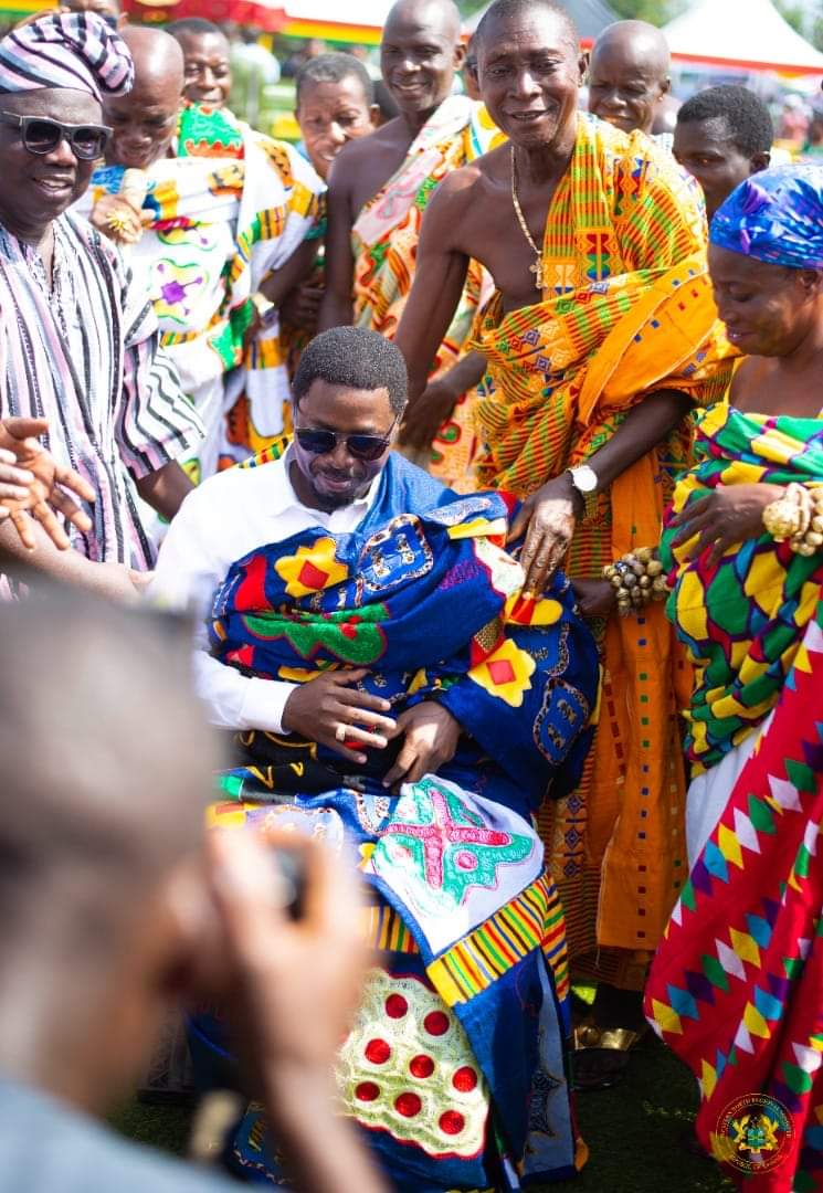 Western North Regional Minister enstooled Nkosuohene at Sehwi Asawinso ...