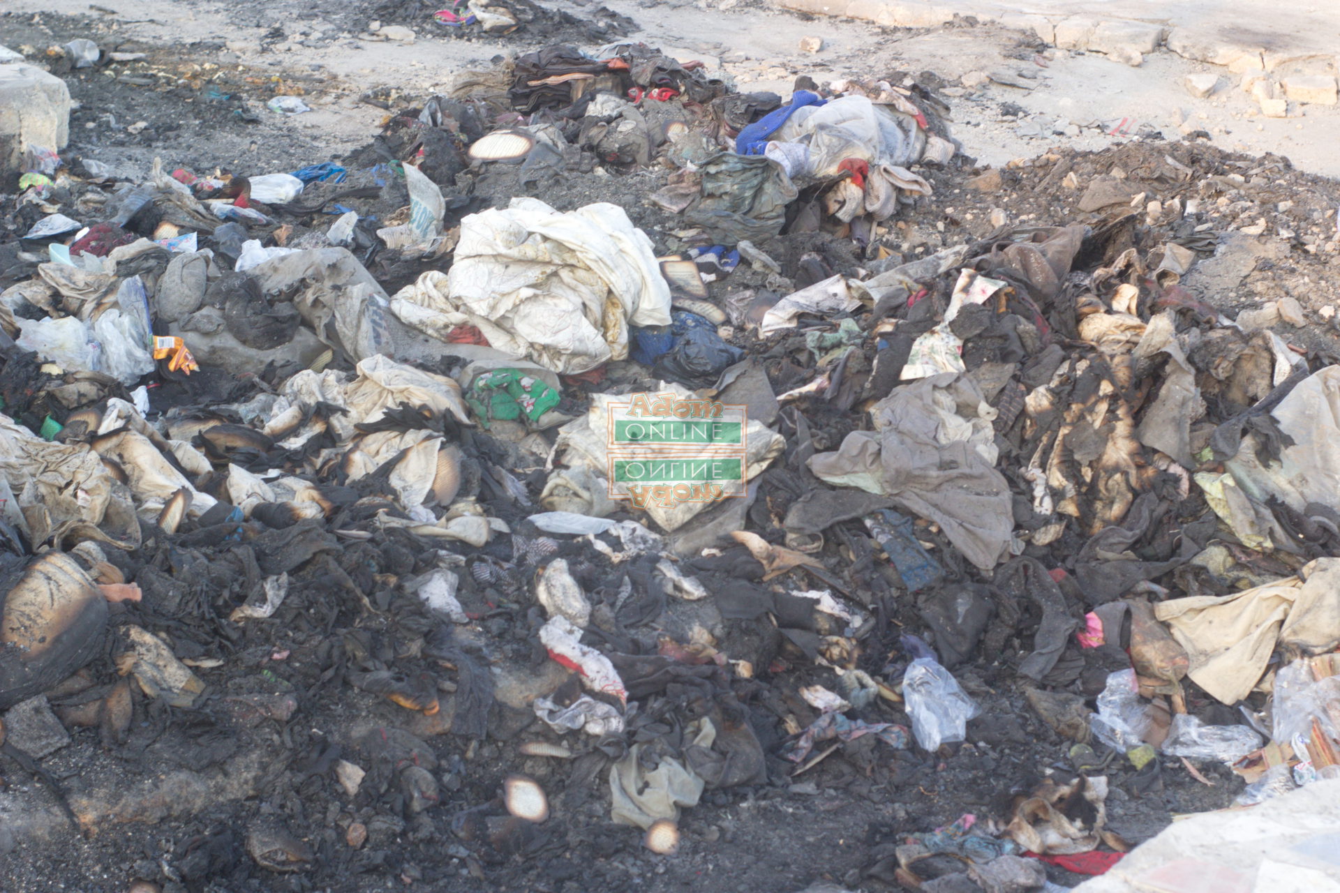 The aftermath of Kantamanto market fire [Photos] - Adomonline.com