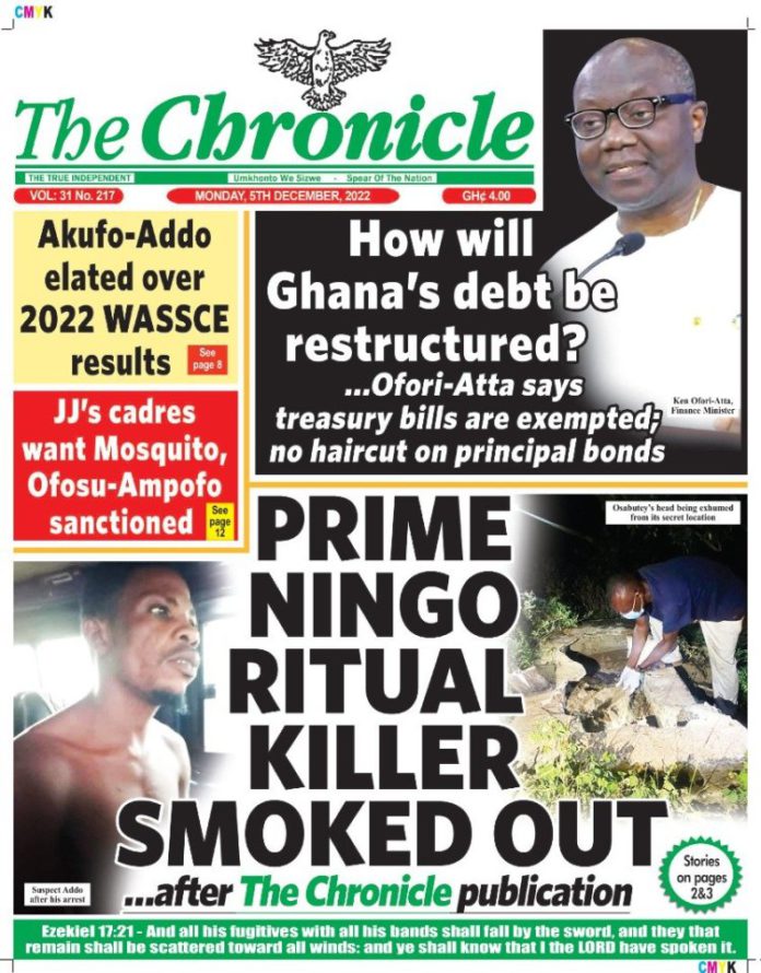 Newspaper Headlines: Monday, December 5, 2022 - Adomonline.com