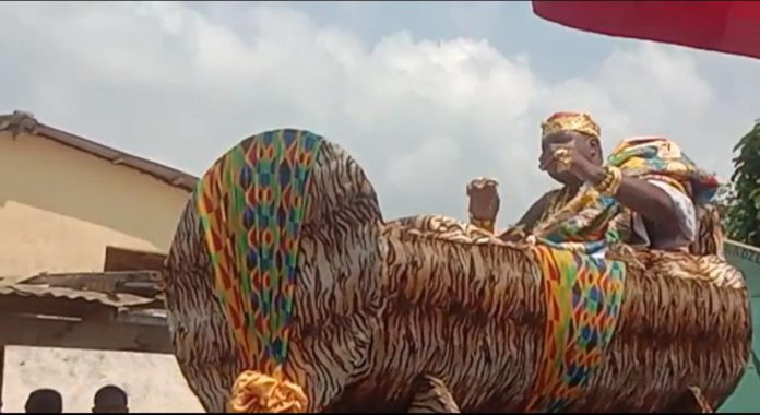 I care less - Chief who fell from palanquin breaks silence - Adomonline.com