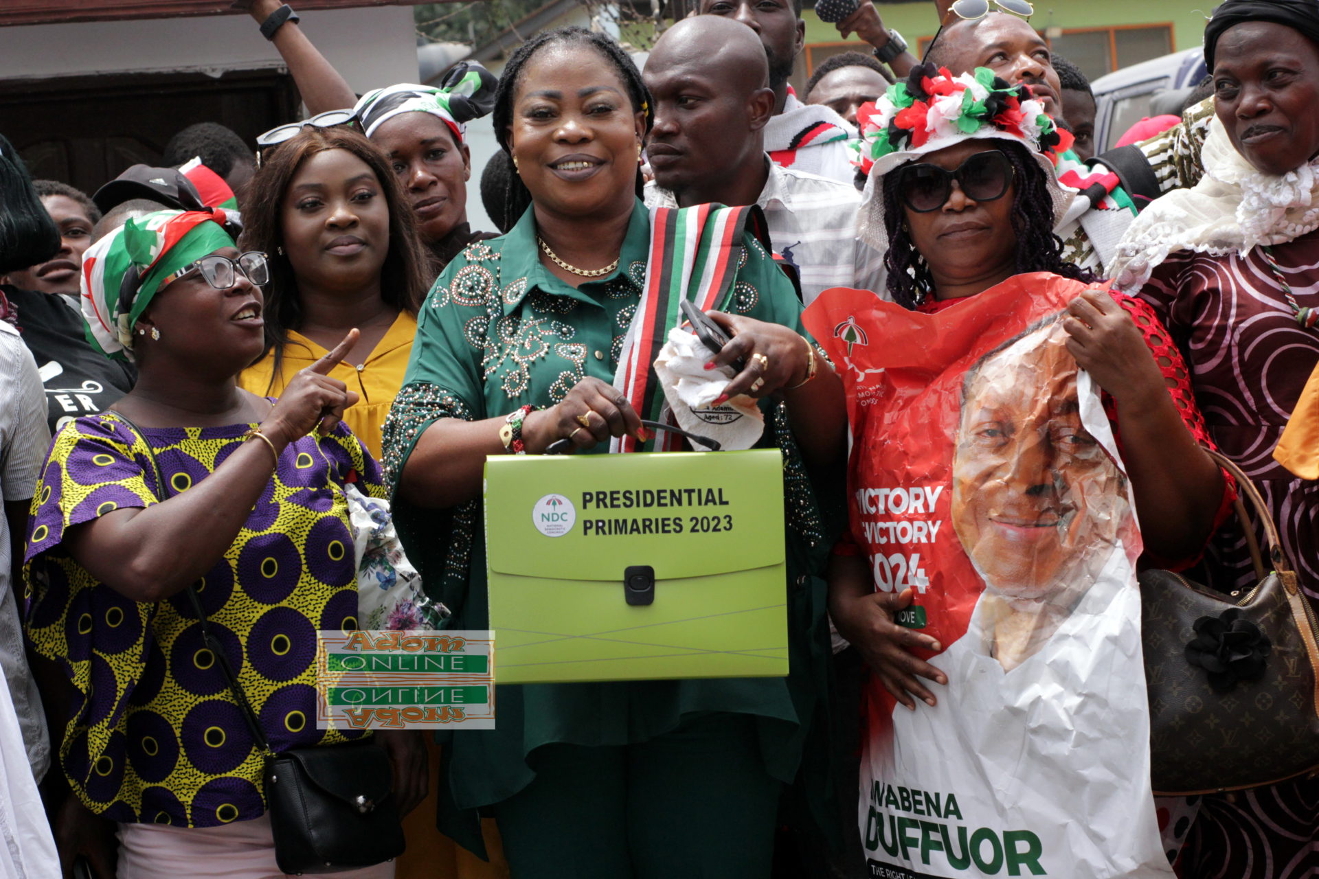 NDC Flagbearership race: Exciting scenes as Kwabena Duffuor picks ...