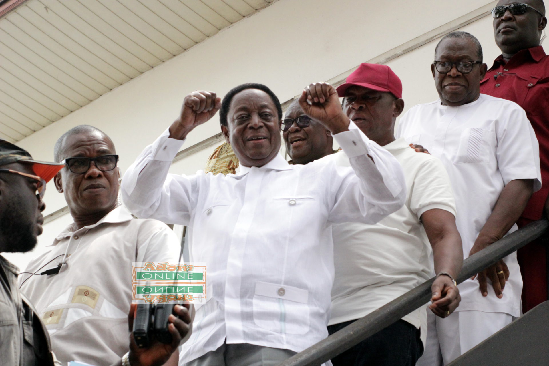 NDC Flagbearership race: Exciting scenes as Kwabena Duffuor picks ...