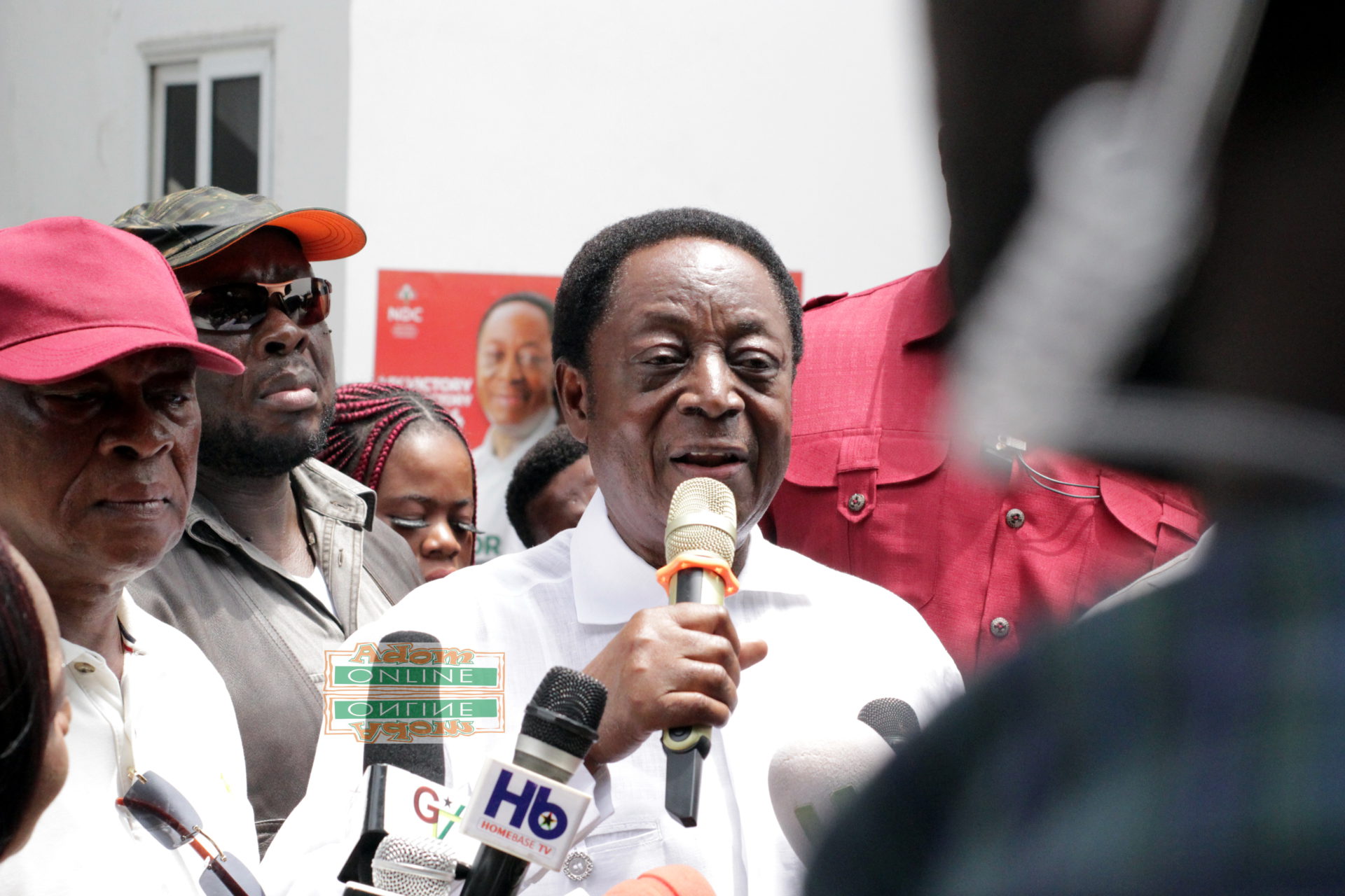 NDC Flagbearership race: Exciting scenes as Kwabena Duffuor picks ...