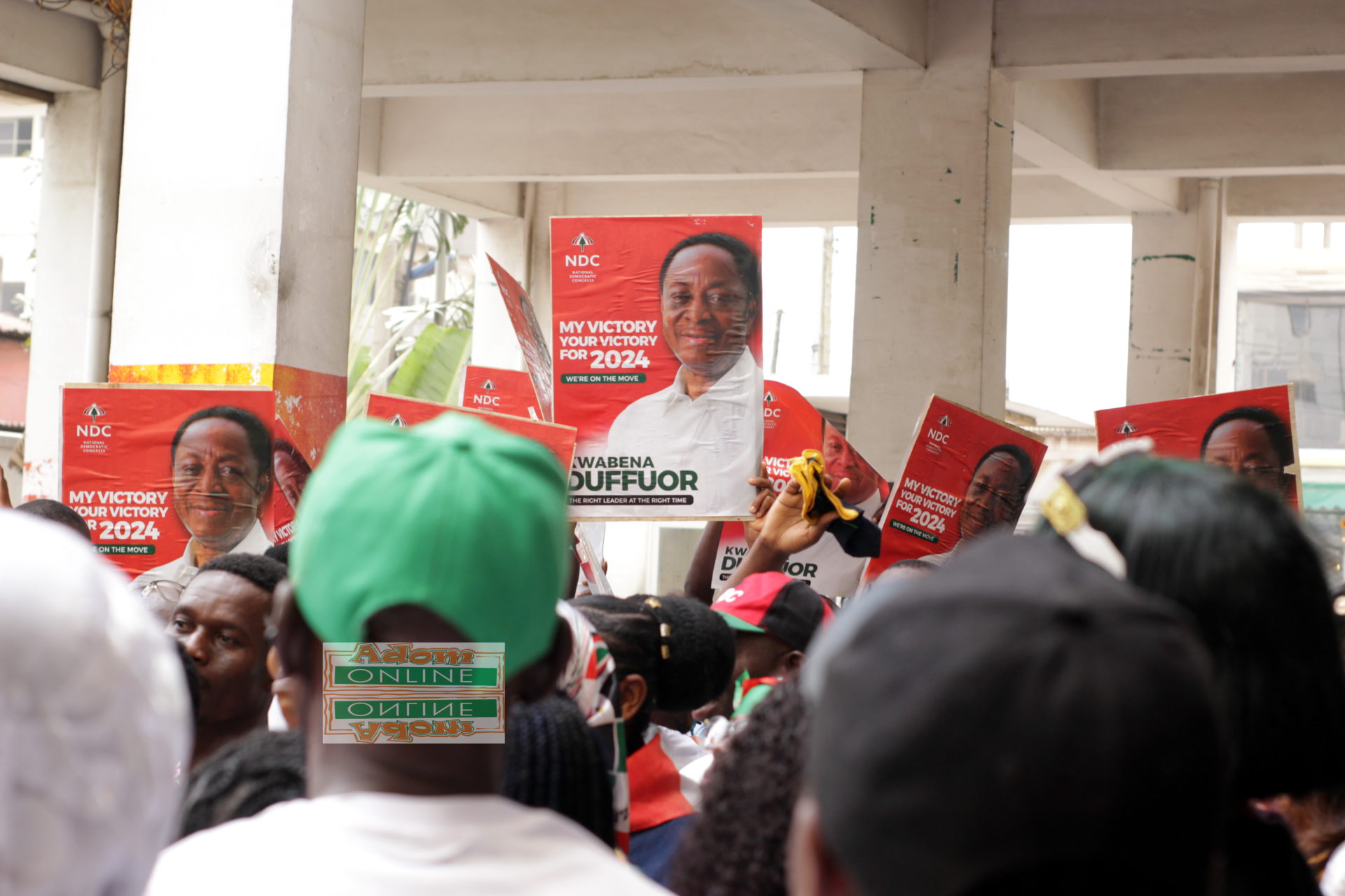 NDC Flagbearership race: Exciting scenes as Kwabena Duffuor picks ...