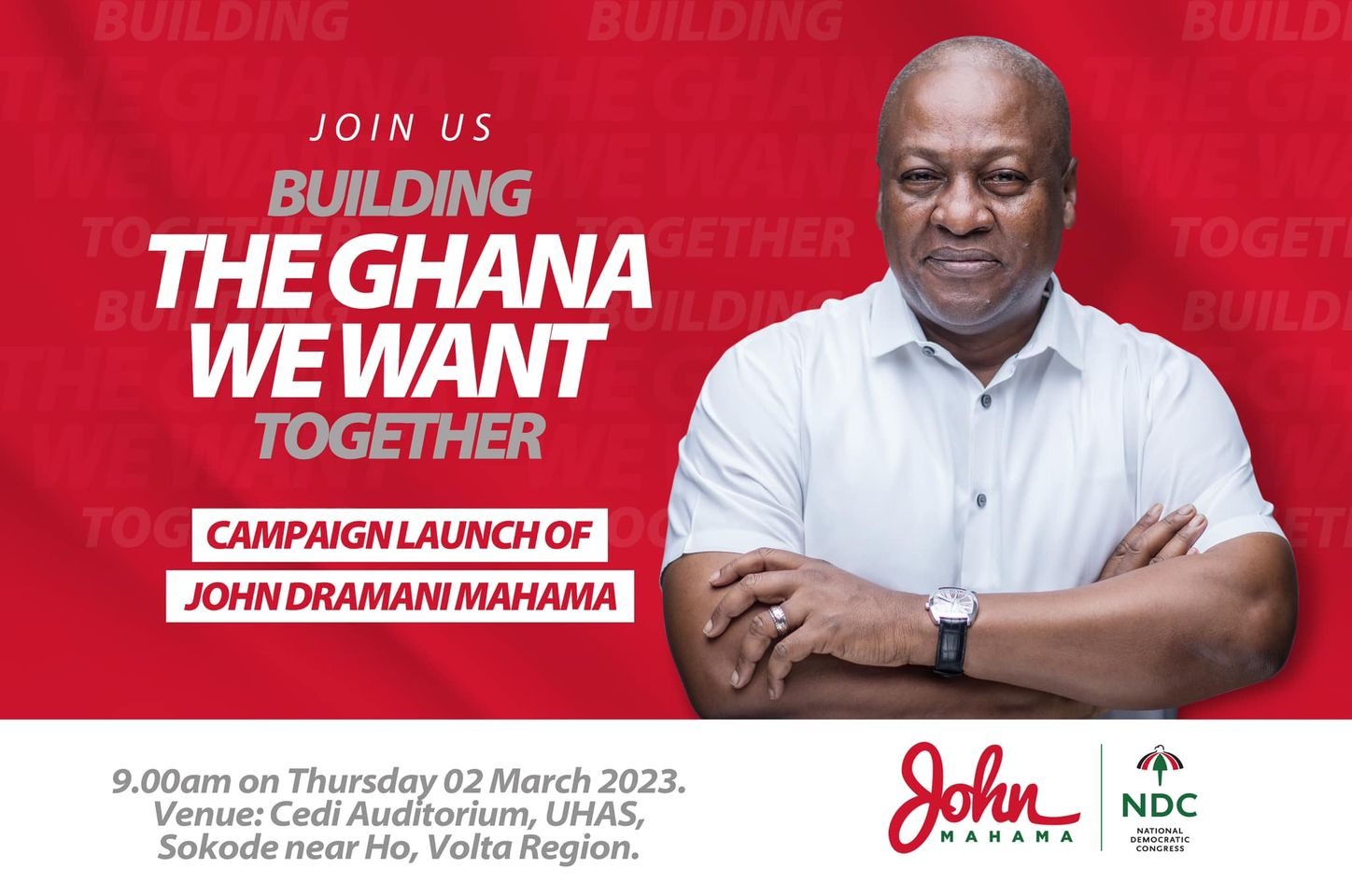 Mahama to launch campaign on Thursday - Adomonline.com