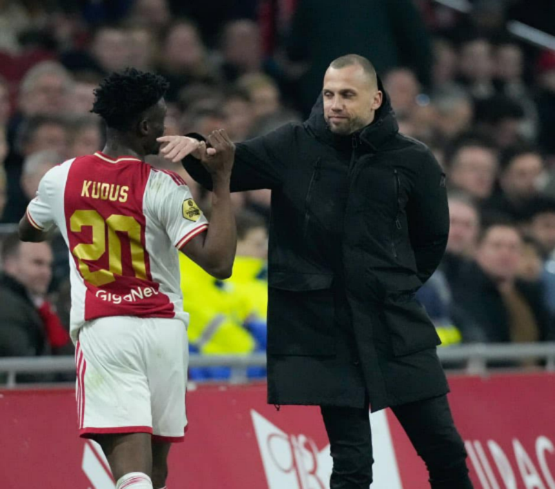 He is an exceptional player - Ajax coach praises Kudus Mohammed ...