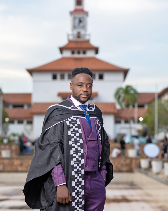 Foster Romanus bags masters degree [Photos] - Adomonline.com