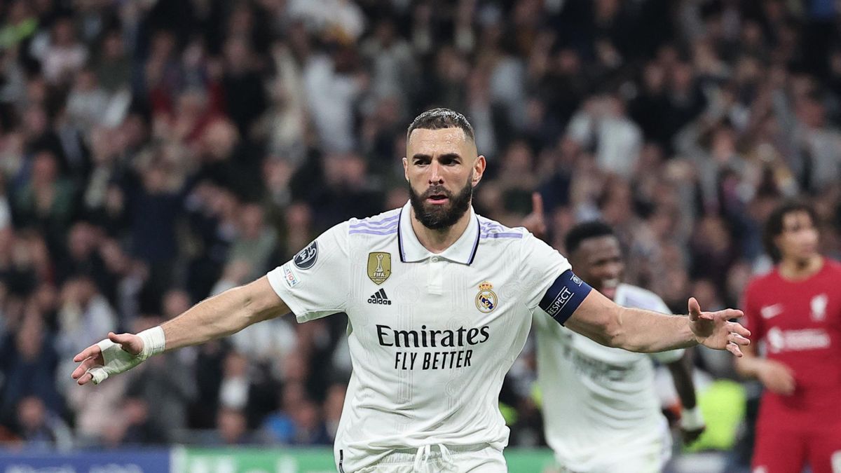 Real Madrid beat Liverpool to book last eight spot with Benzema's late ...