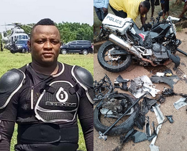 Sad as Police dispatch rider dies in accident on Accra-Kumasi road ...