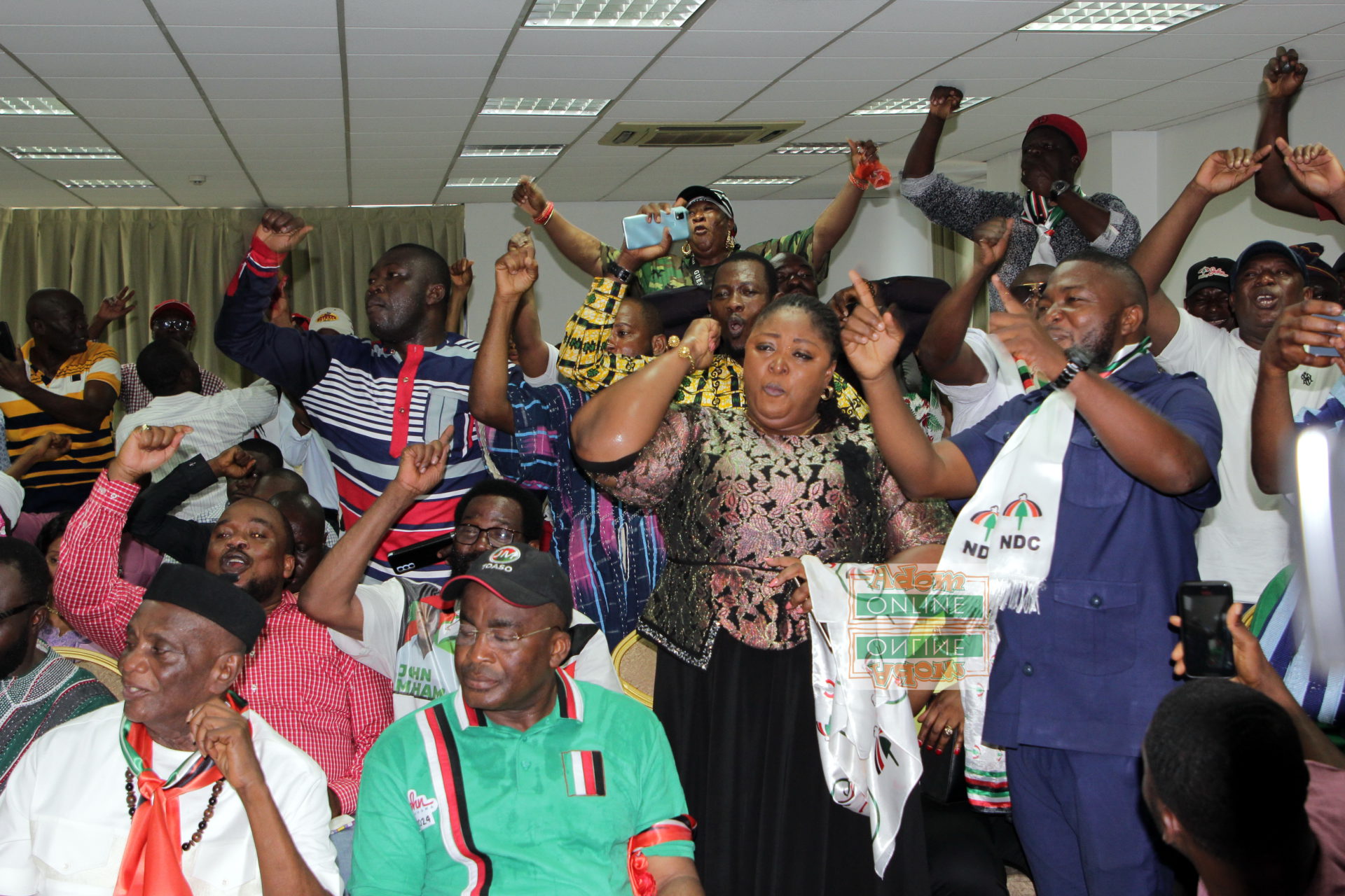 NDC gurus in attendance as Mahama files nomination for NDC flagbearer ...