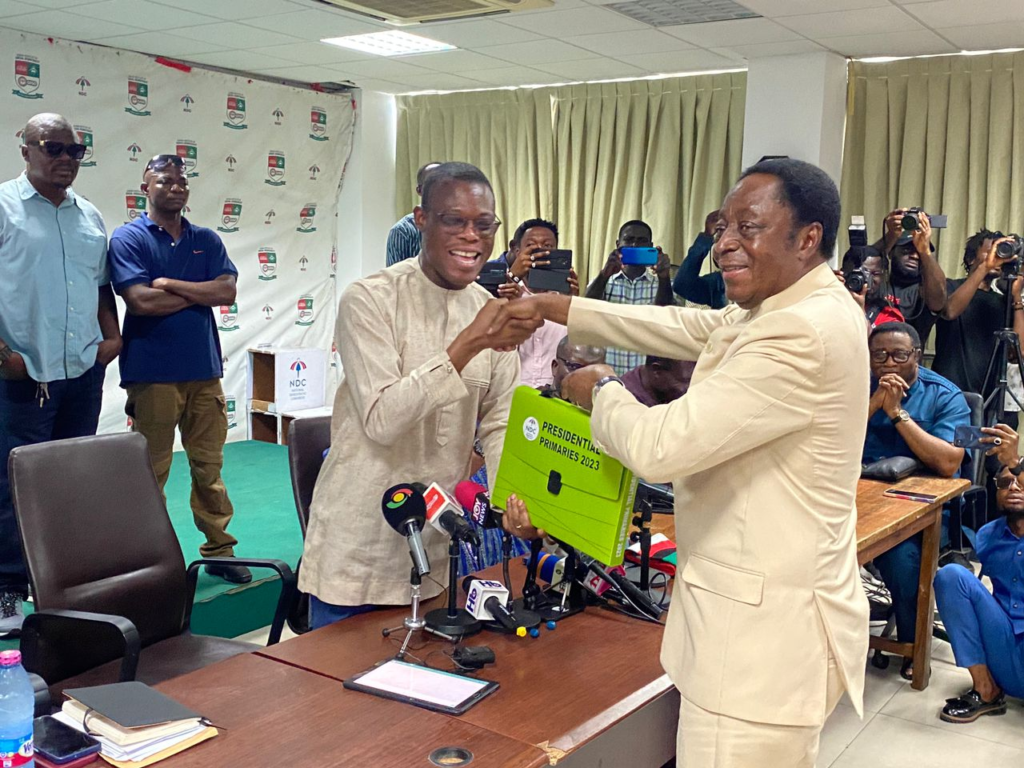 NDC elections: Dr Kwabena Duffuor files nomination [Photos ...