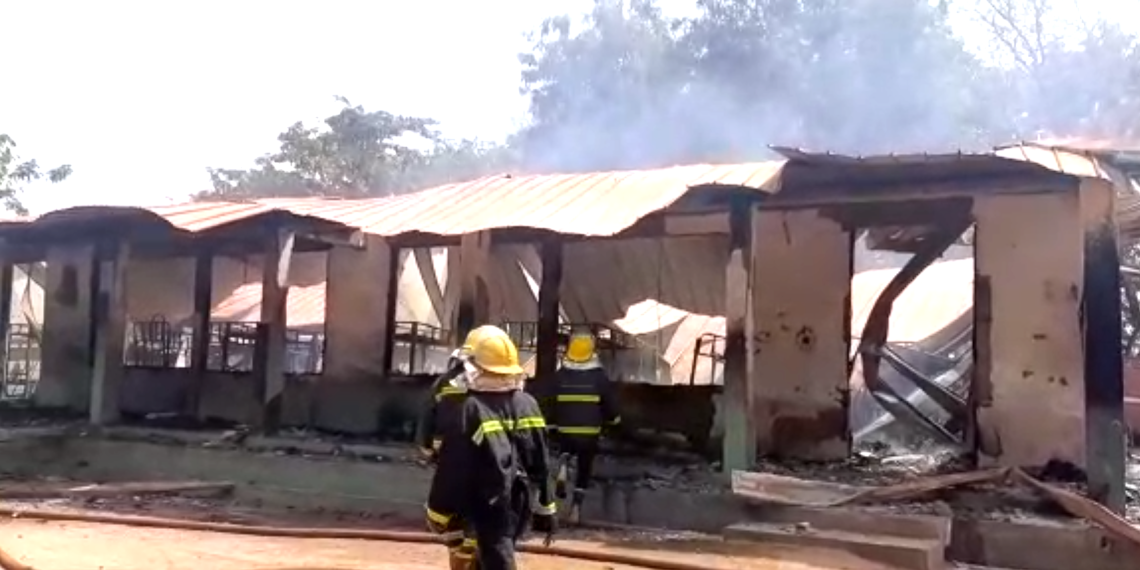 Wulensi SHS boys dormitory gutted by fire - Adomonline.com