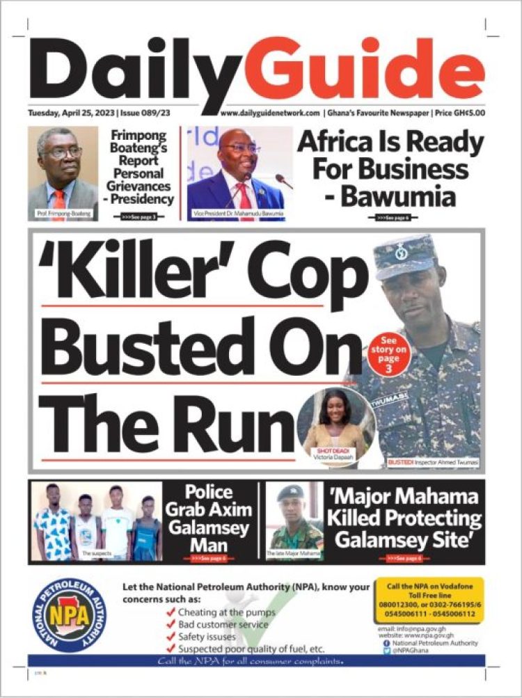 Newspaper Headlines: Tuesday, April 25, 2023 - Adomonline.com