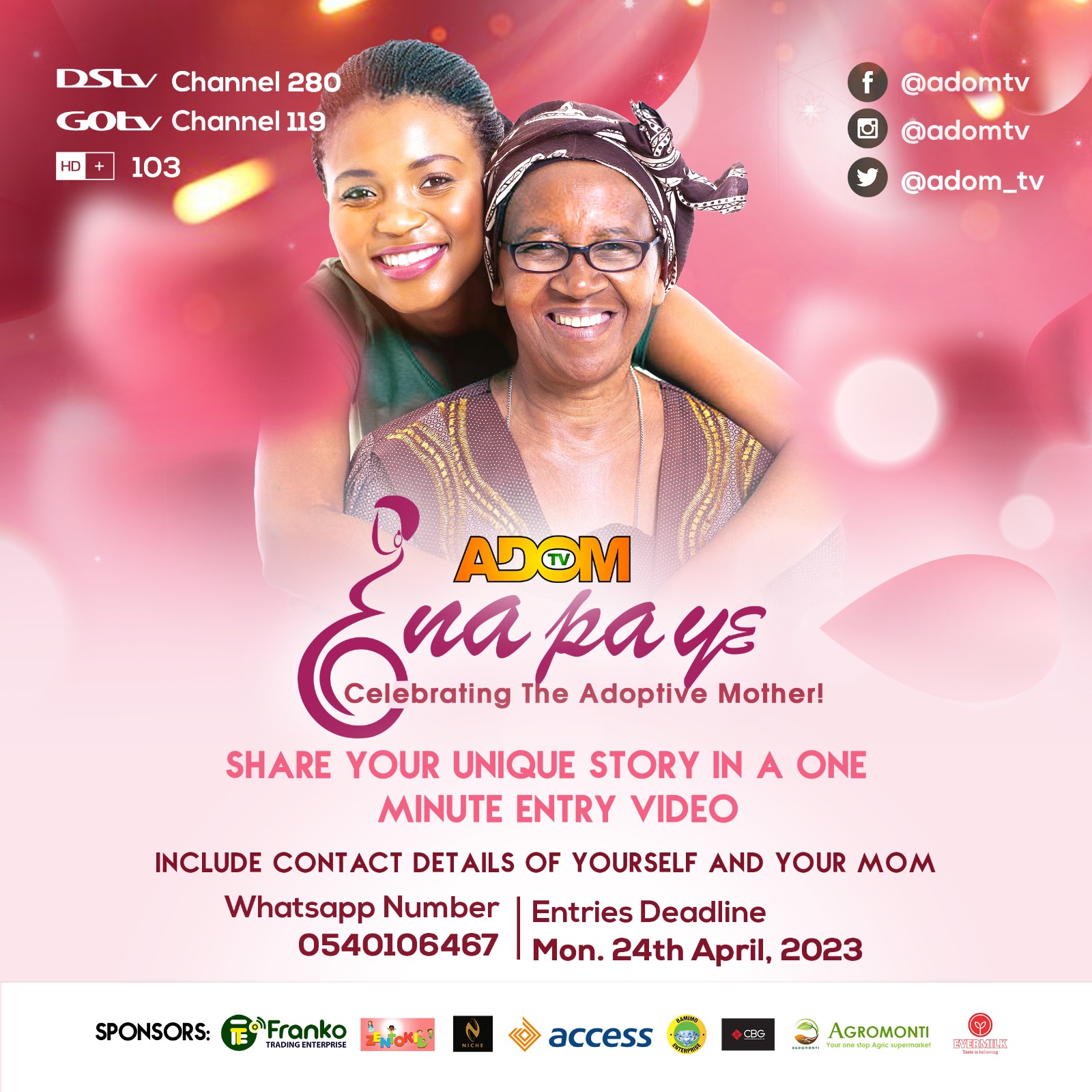 Adom TV rolls out Ena Pa Ye Mother's Day promo - Adomonline.com