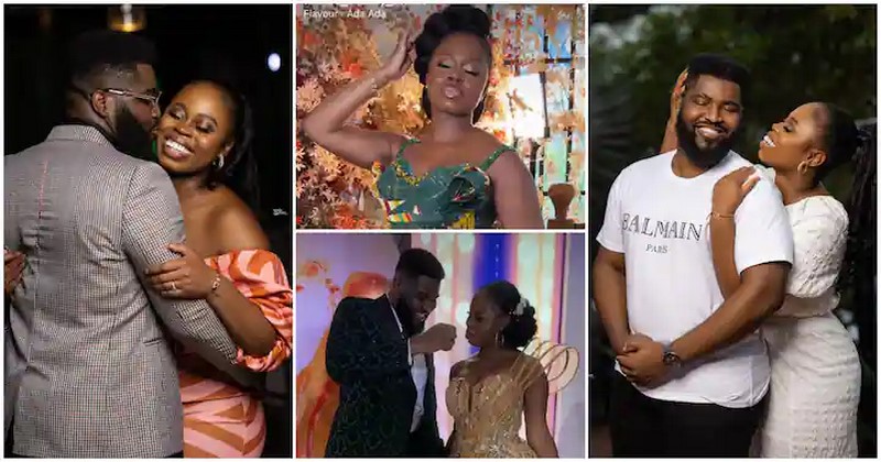 The Ghanaian princess who wore 2 corseted kente and 2 glittering lace ...