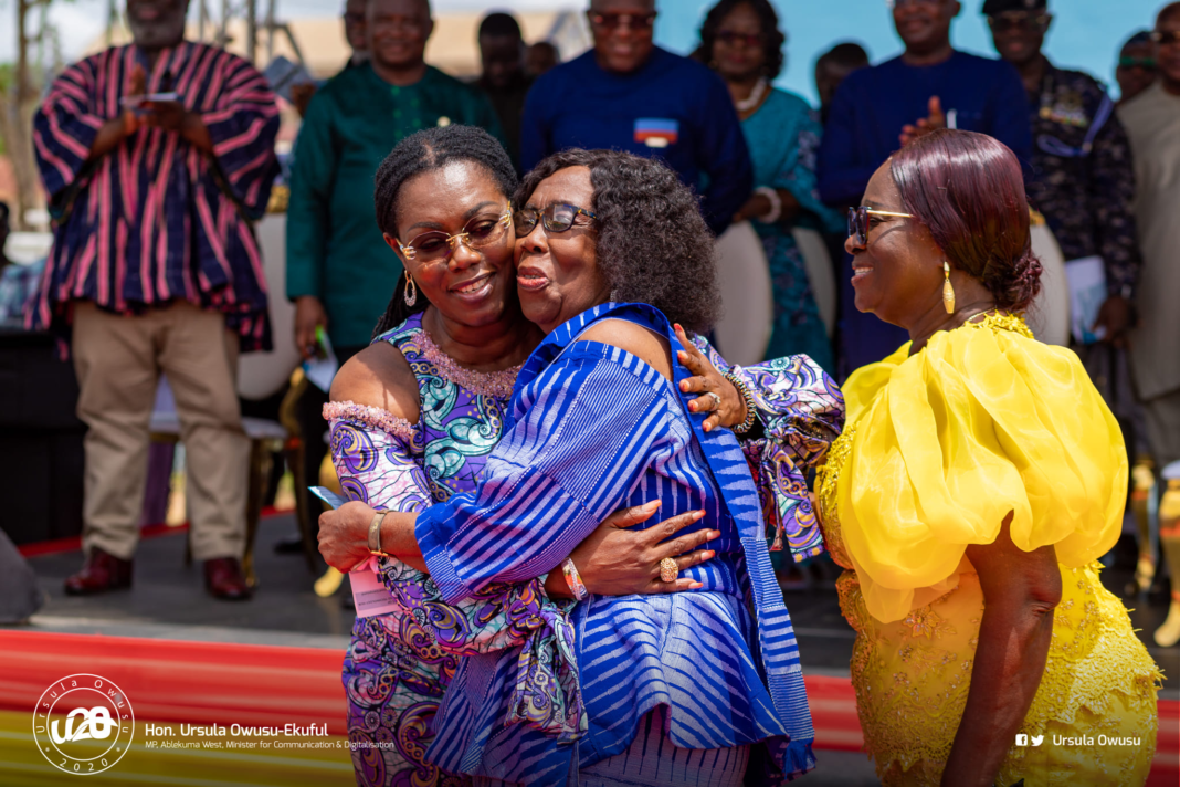 Ursula Owusu honours mum with library, tech hub at Akim Oda [Photos ...