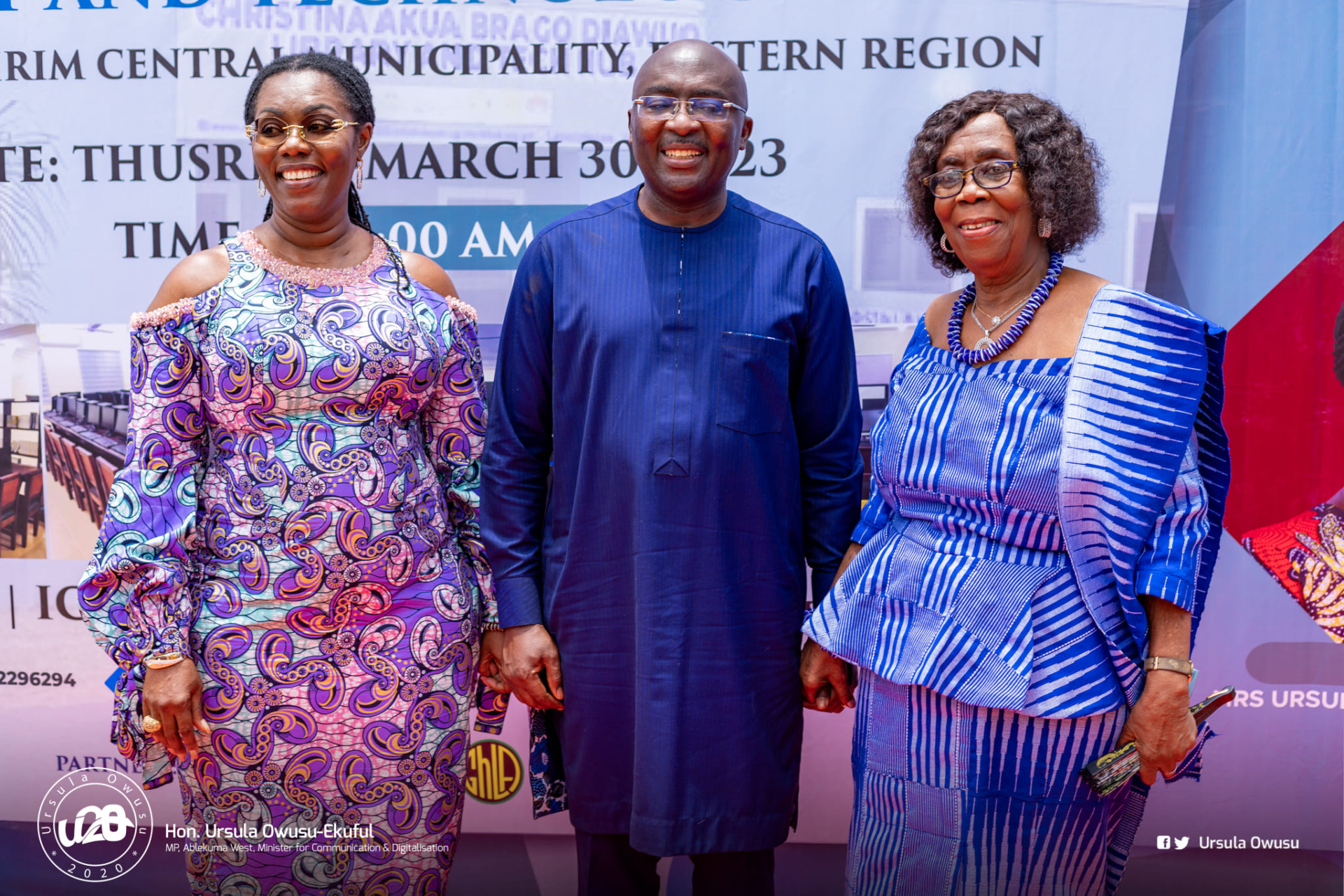Ursula Owusu honours mum with library, tech hub at Akim Oda [Photos ...