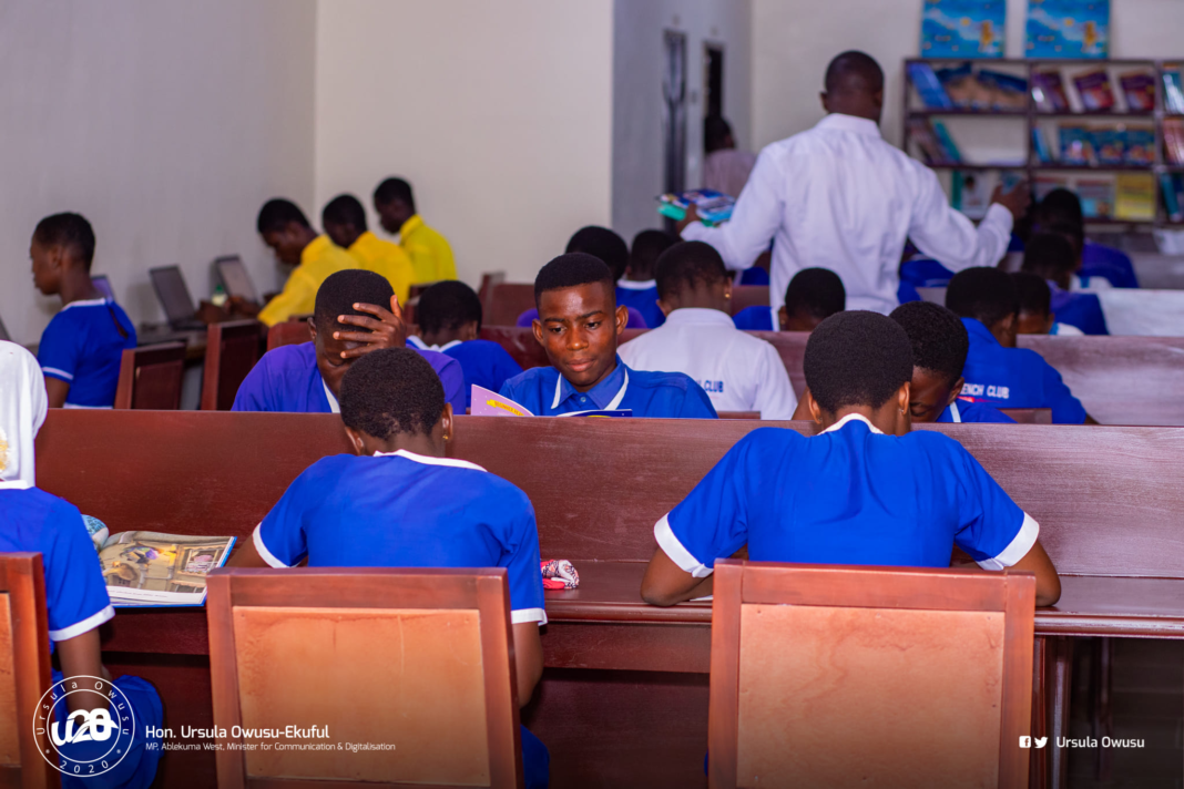 Ursula Owusu honours mum with library, tech hub at Akim Oda [Photos ...