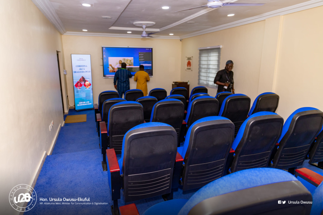 Ursula Owusu honours mum with library, tech hub at Akim Oda [Photos ...