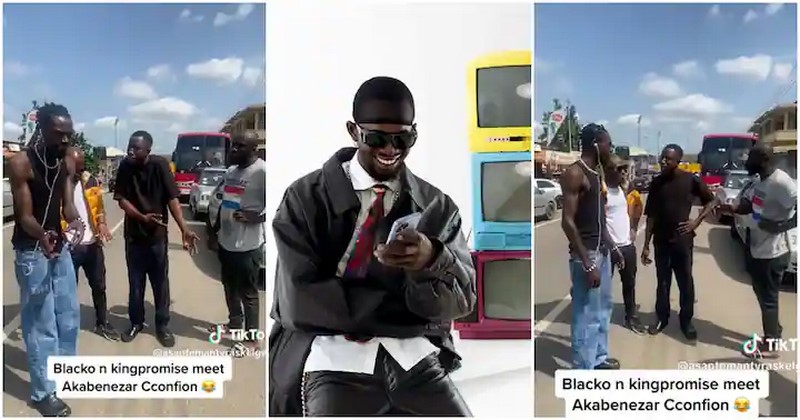 Hilarious encounter: Black Sherif's lookalike leaves Ras Nene confused ...