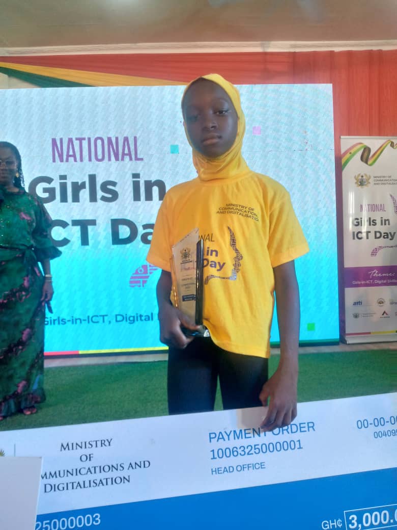 11-year-old wins Girls in ICT program contest in the Savannah Region ...