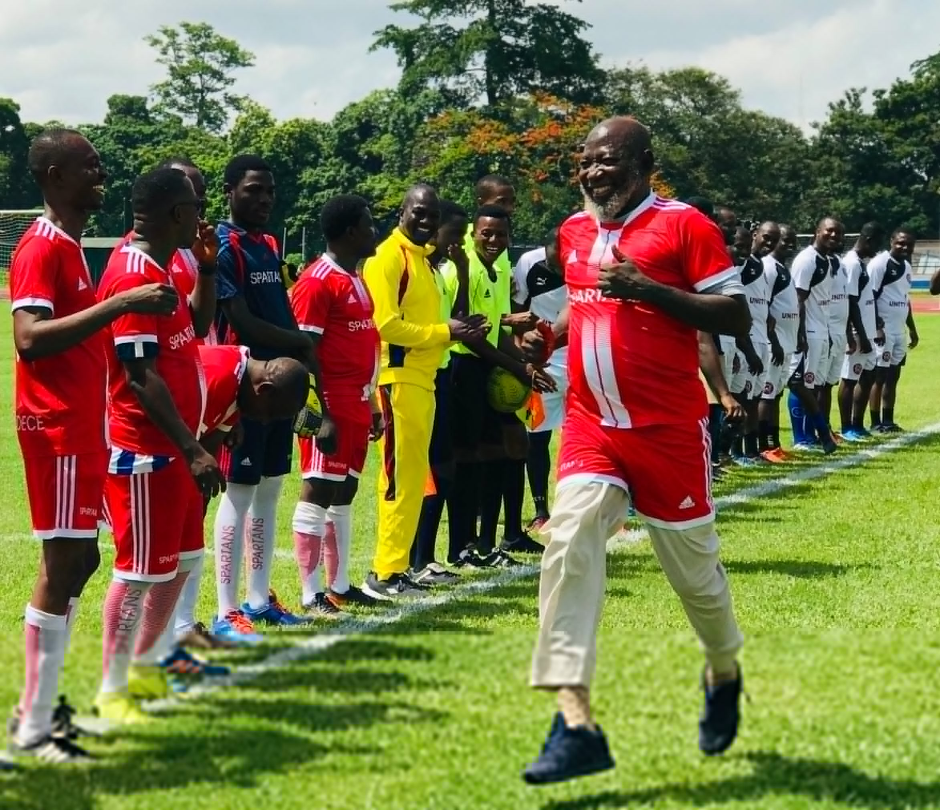 KNUST lecturers engage in football match [Photos] - Adomonline.com