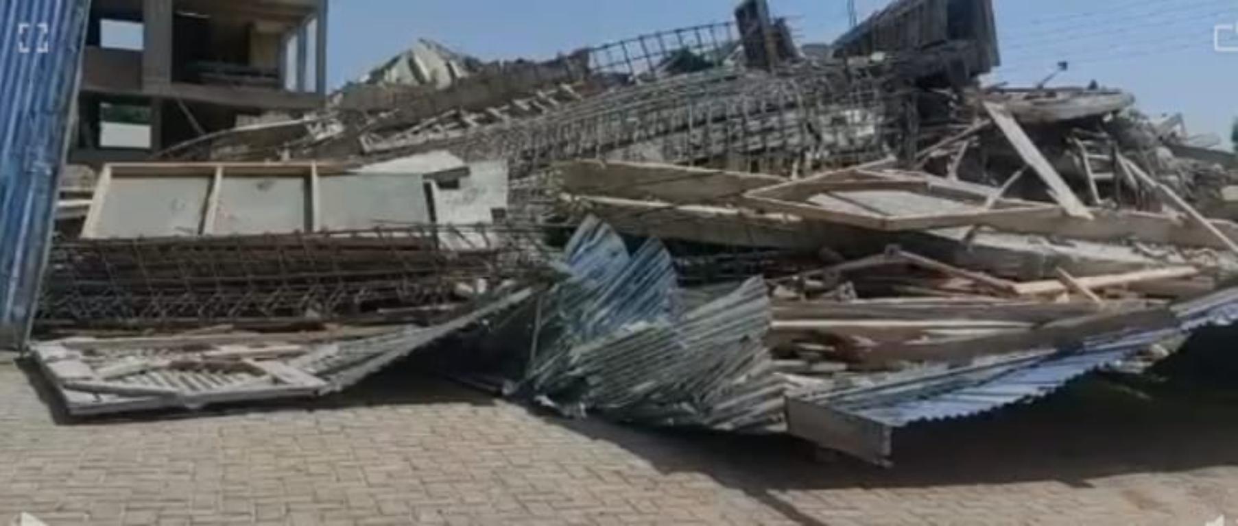 Storey building under construction on UDS campus collapse - Adomonline.com