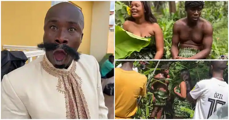 Dr Likee and Bernice Asare's 'Adam and Eve' skit takes the internet by ...