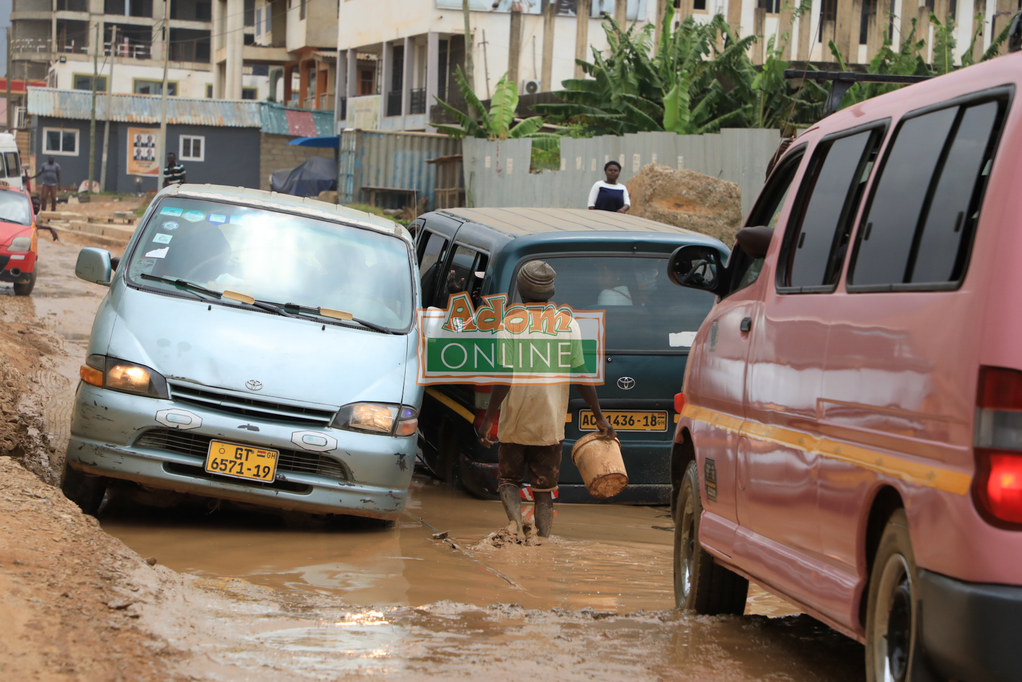 'Manholes, valleys' on Nungua-Tema road pose threat to motorists [Photos] - Adomonline.com