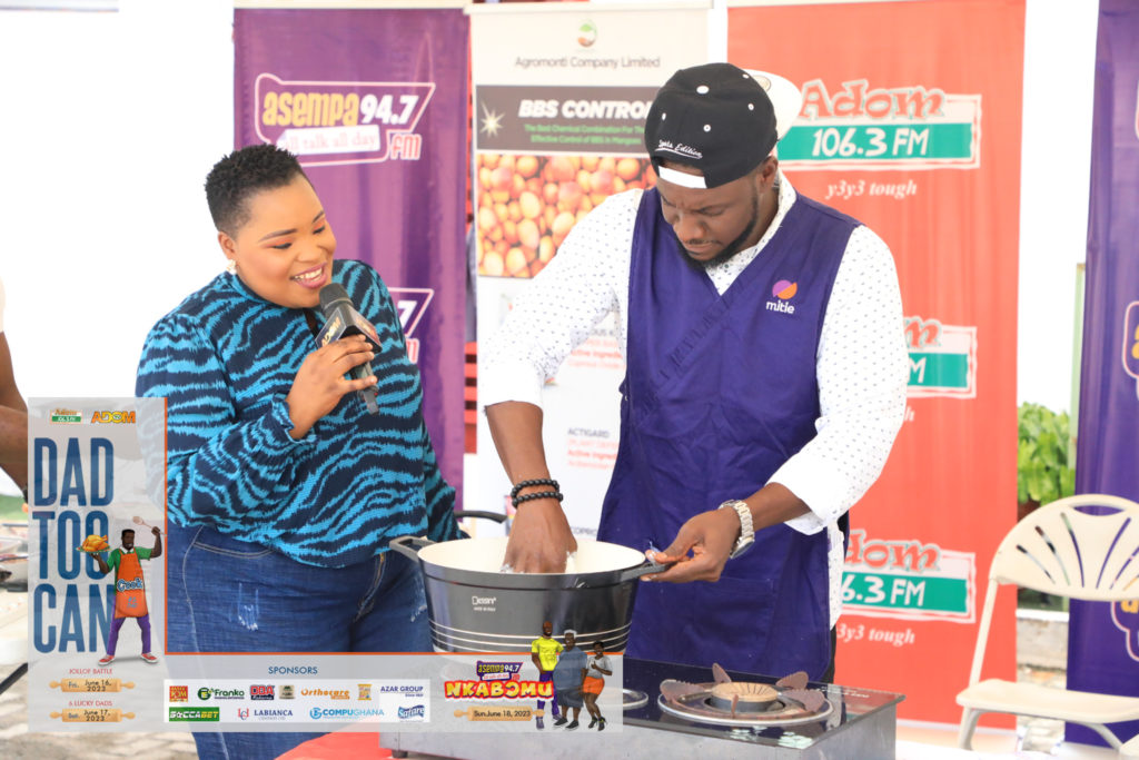 Adom FM Dad too can cook: Ampofo Adjei conquers Jerry Justice in ...