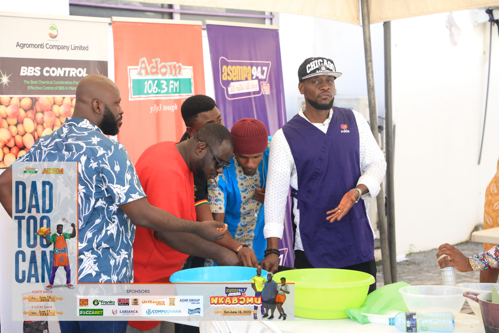 Adom FM Dad too can cook: Ampofo Adjei conquers Jerry Justice in ...