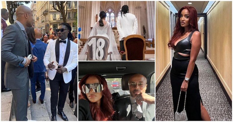 Dede Ayew and wife turn heads at French football star's grand wedding ...