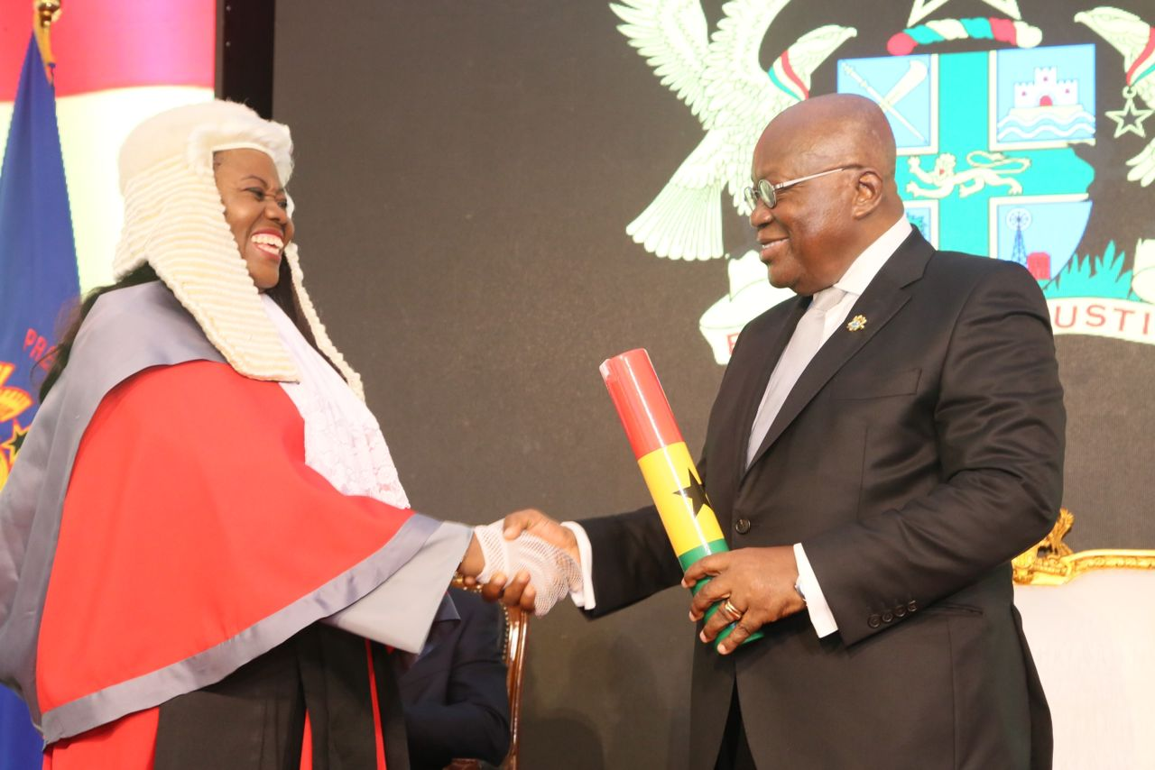 I'll be your trustworthy partner - Akufo-Addo to Chief Justice ...