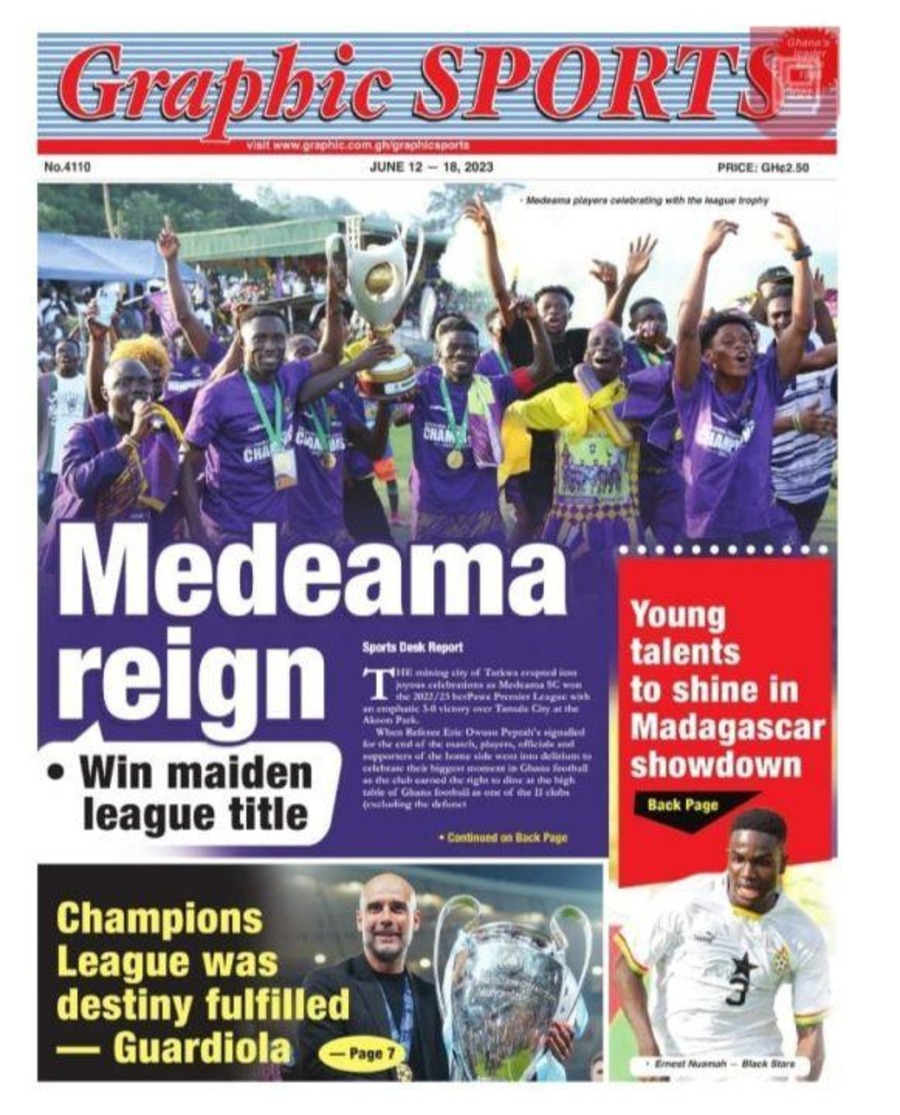 Newspaper Headlines: Monday, June 12, 2023 - Adomonline.com