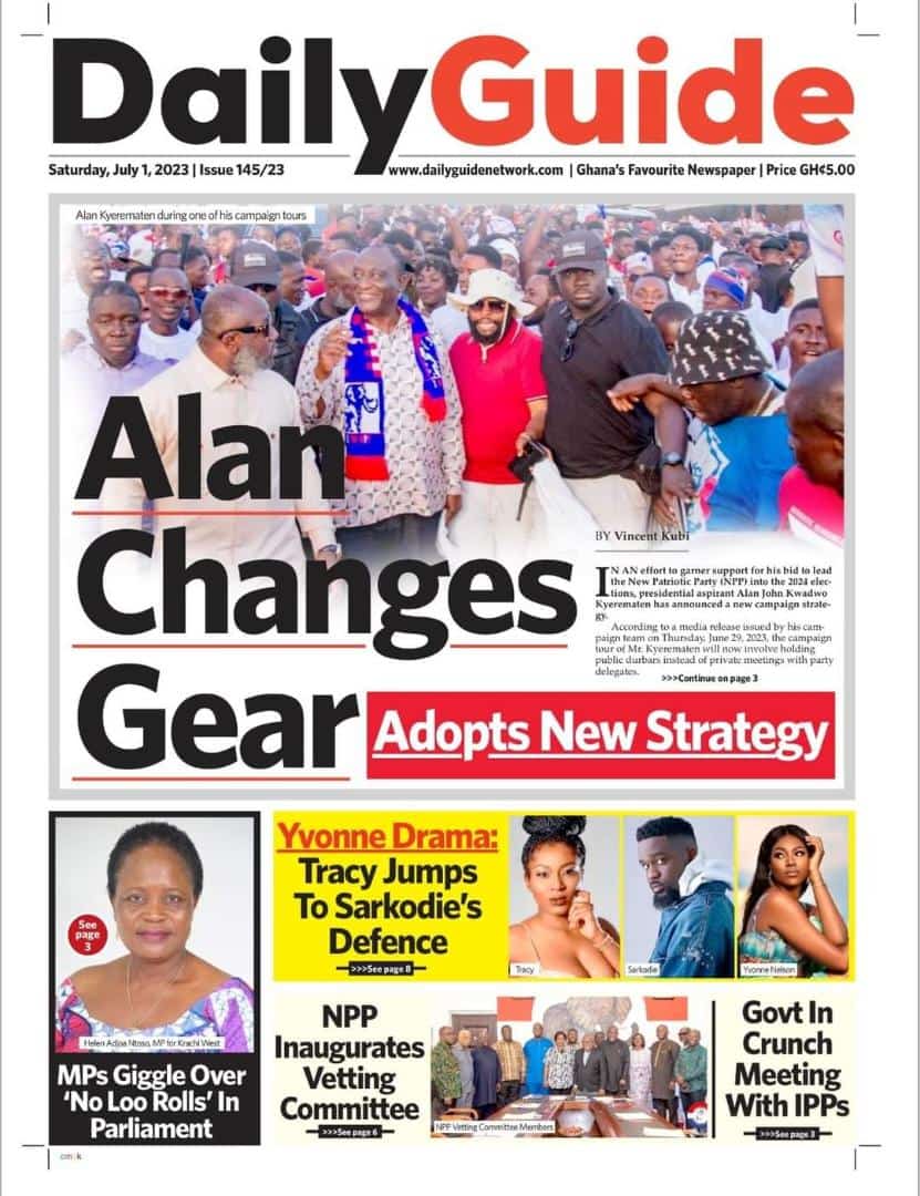 The Weekend's Newspaper Headlines - Adomonline.com