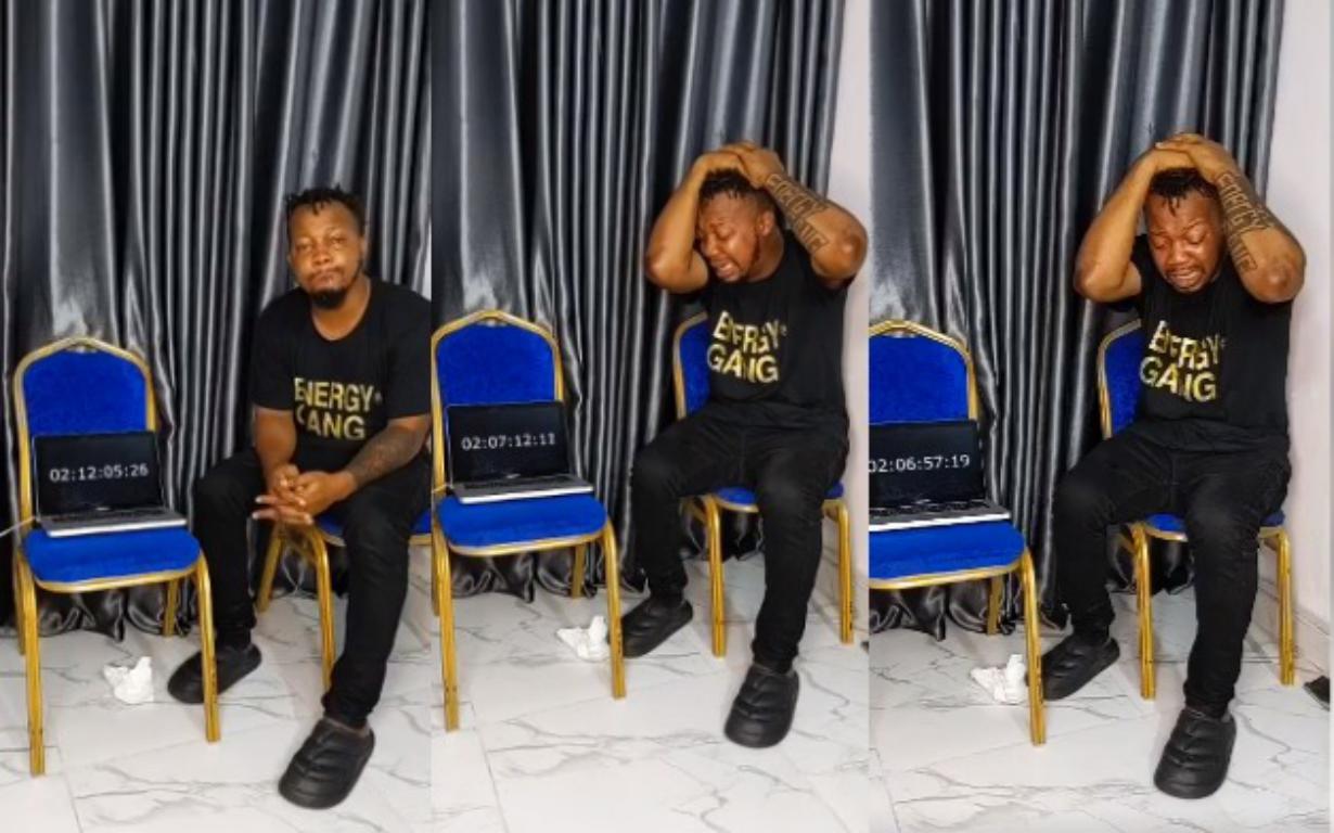 Man attempts to break a World Record for the Longest Crying Marathon ...