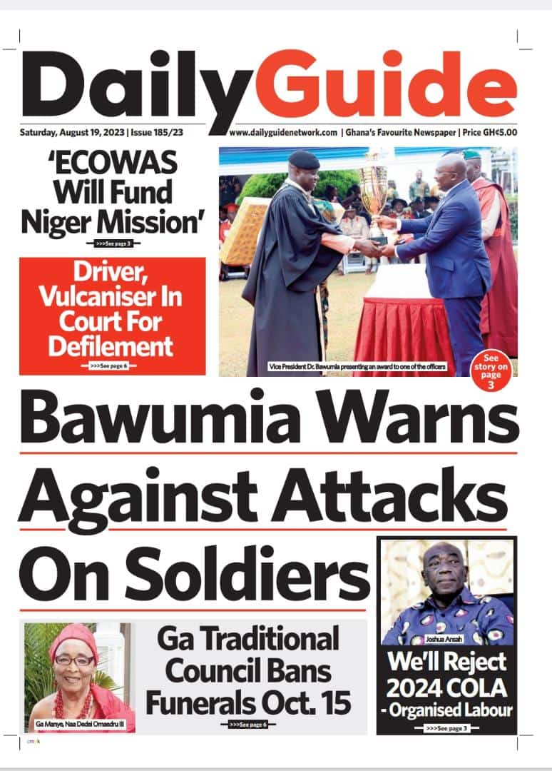 The Weekend's Newspaper Headlines - Adomonline.com