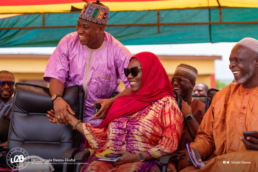 All smiles as Ursula Owusu reunites with Murtala Mohammed - Adomonline.com