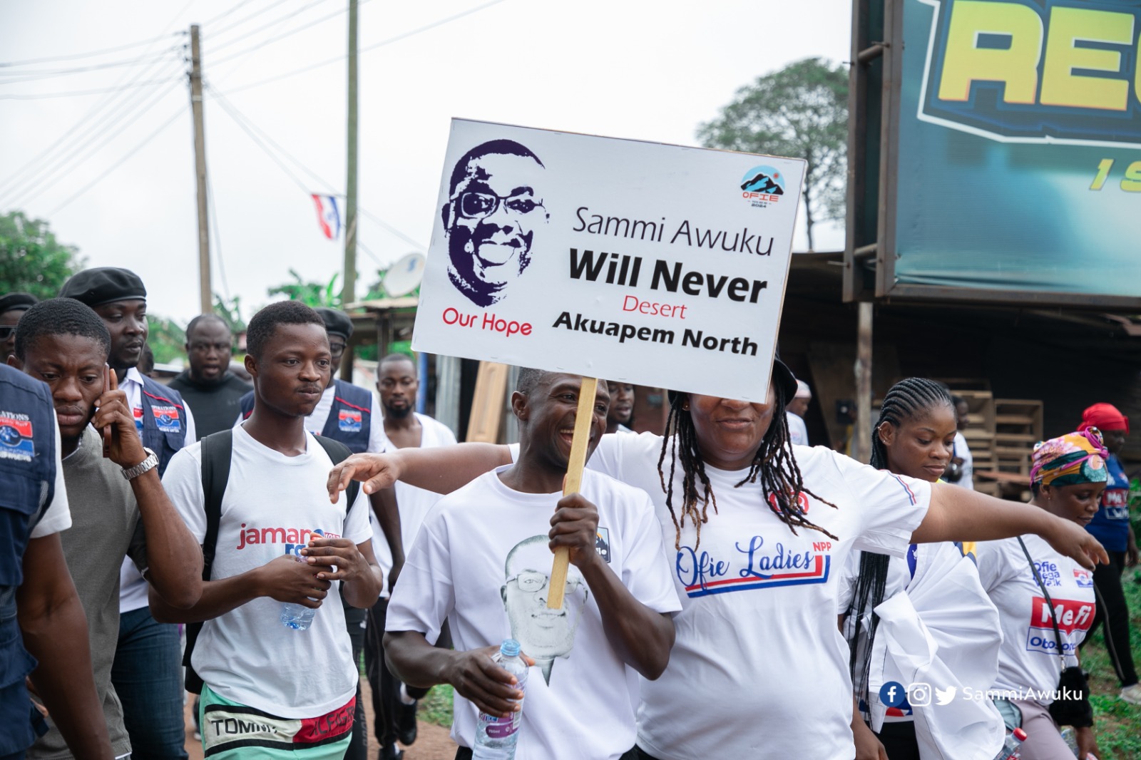 Massive support for Samuel Awuku's candidacy in Akuapem North ...