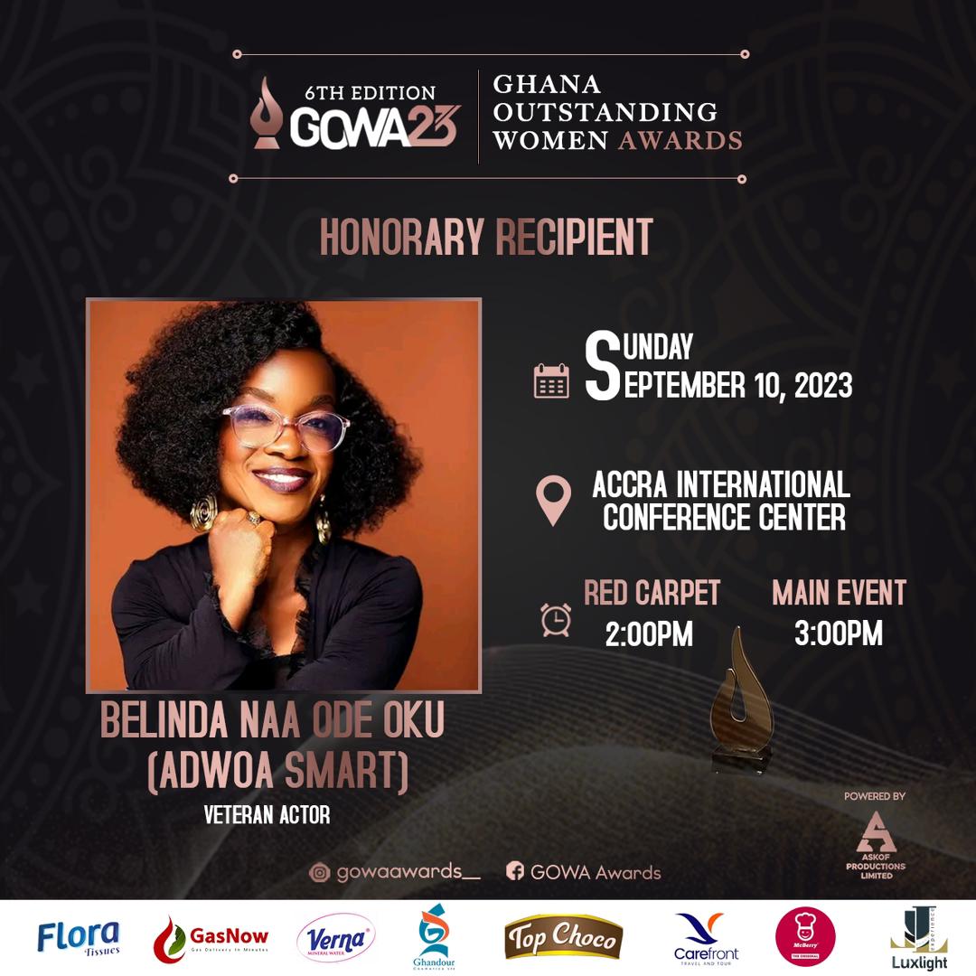 GOWA to honour Adwoa Smart - Adomonline.com