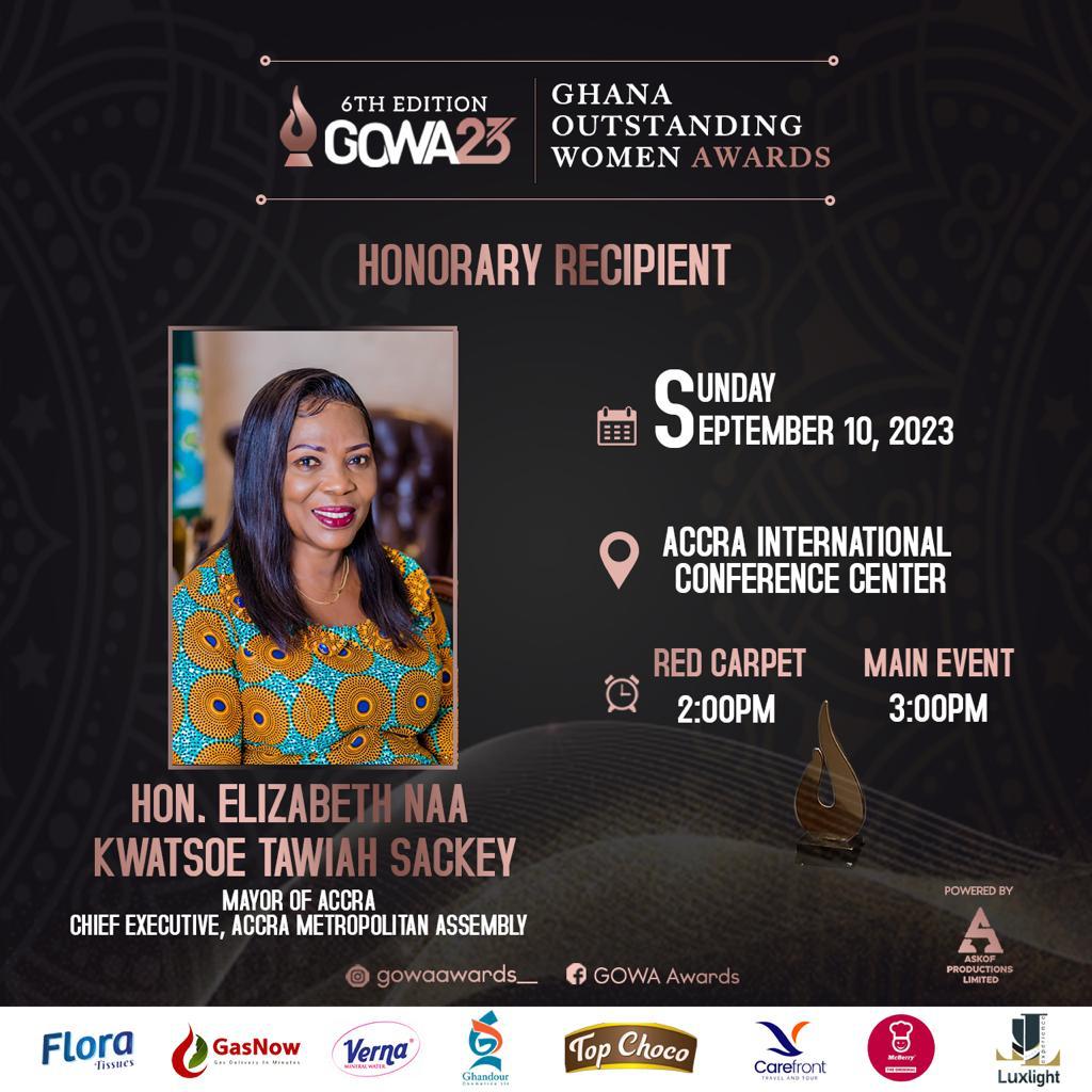 AMA Mayor to receive honorary award at 2023 GOWA - Adomonline.com