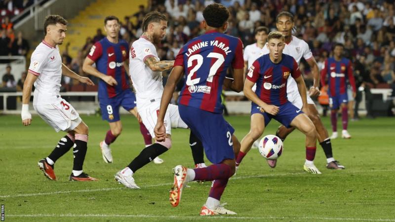 Ramos scores own goal as Barcelona beat Sevilla - Adomonline.com