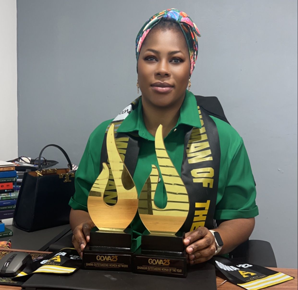 Adiza Ibrahim crowned Woman of the Year at 6th Ghana Outstanding Women ...