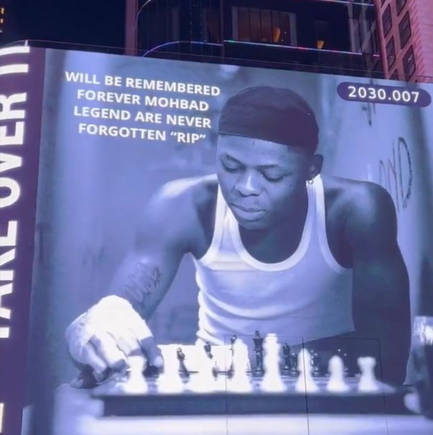 MohBad celebrated for the first time at Times Square, New York ...
