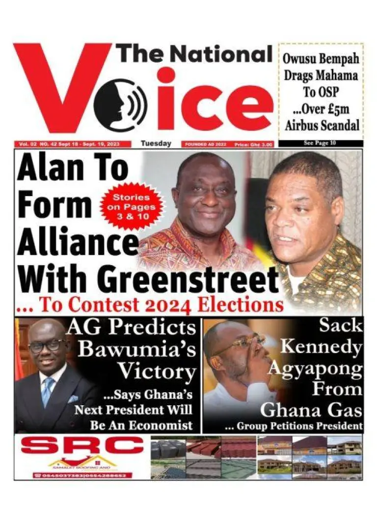 Newspaper headlines: Monday 18th September 2023 - Adomonline.com