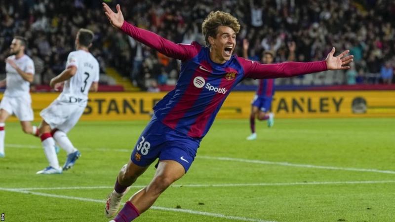 Guiu, 17, gets winner 33 seconds into Barca debut - Adomonline.com