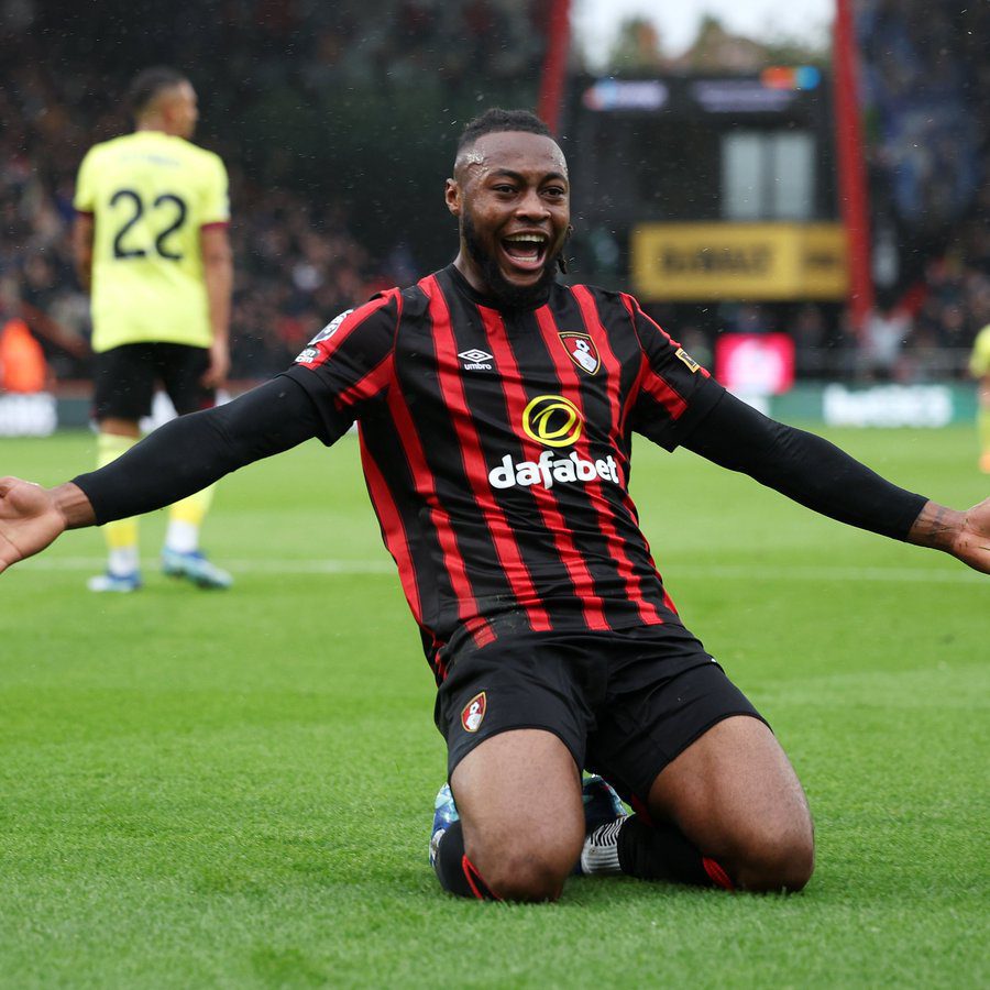 Ghana's Antoine Semenyo scores in Bournemouth win over Burnley ...