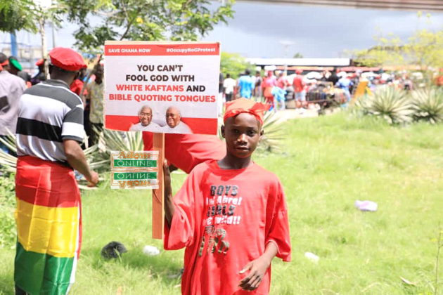 #OccupyBoG demo in pictures - Adomonline.com