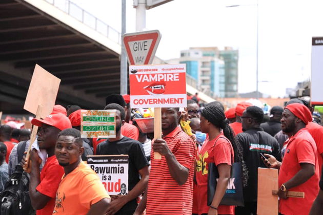 #OccupyBoG demo in pictures - Adomonline.com